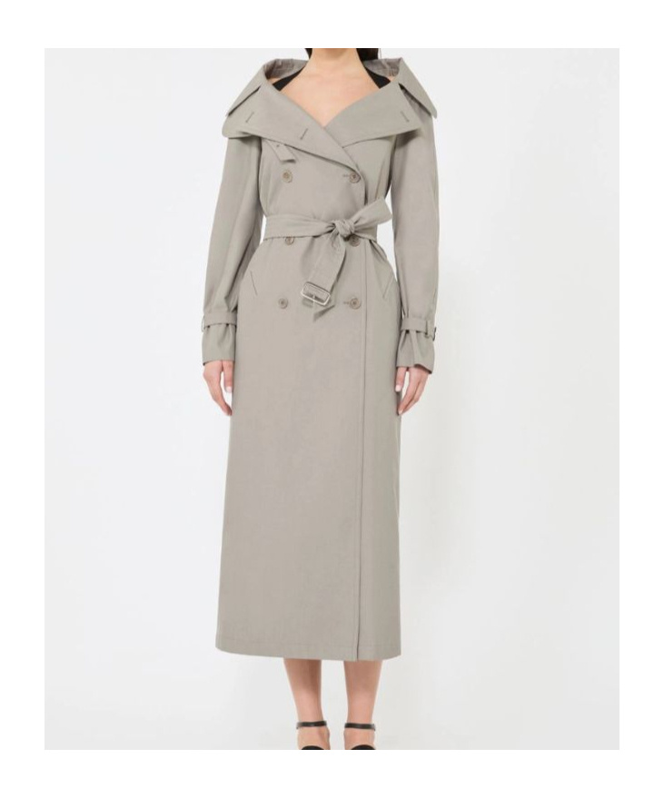 MAX MARA Max Mara Buckled Collared Trench Coat